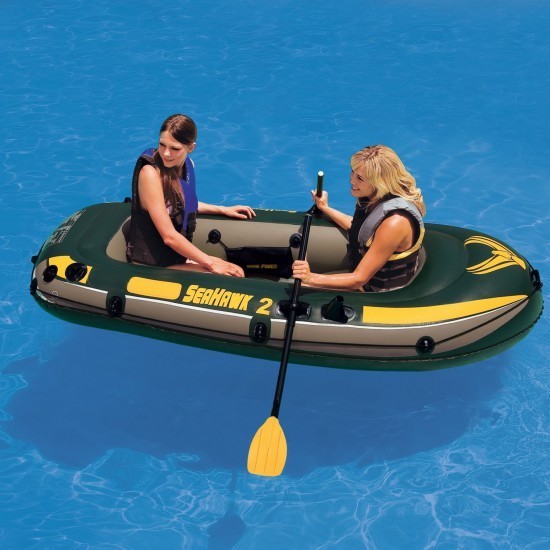 Cumpara Barca gonflabila pentru 2 persoane Seahawk II Intex 68347 cu ...
