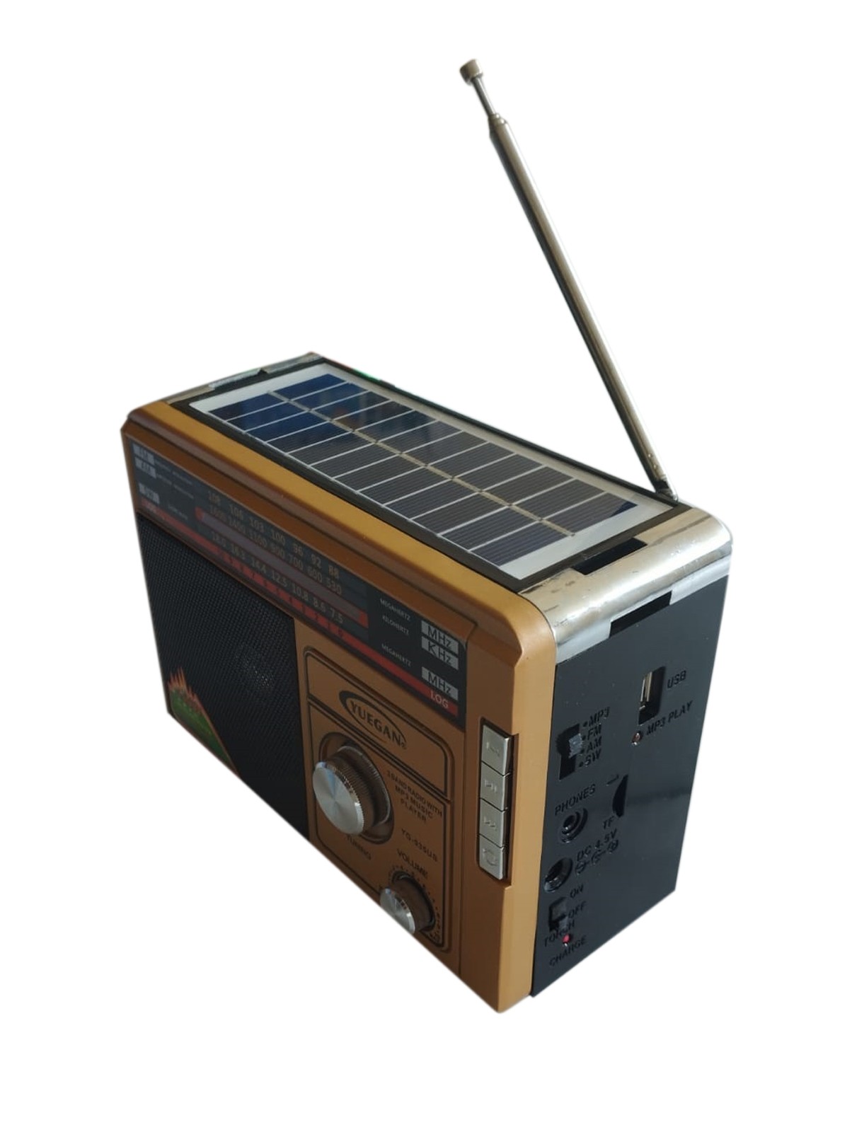Cumpara Radio cu panou solar, redare USB si Bluetooth, Lanterna ...