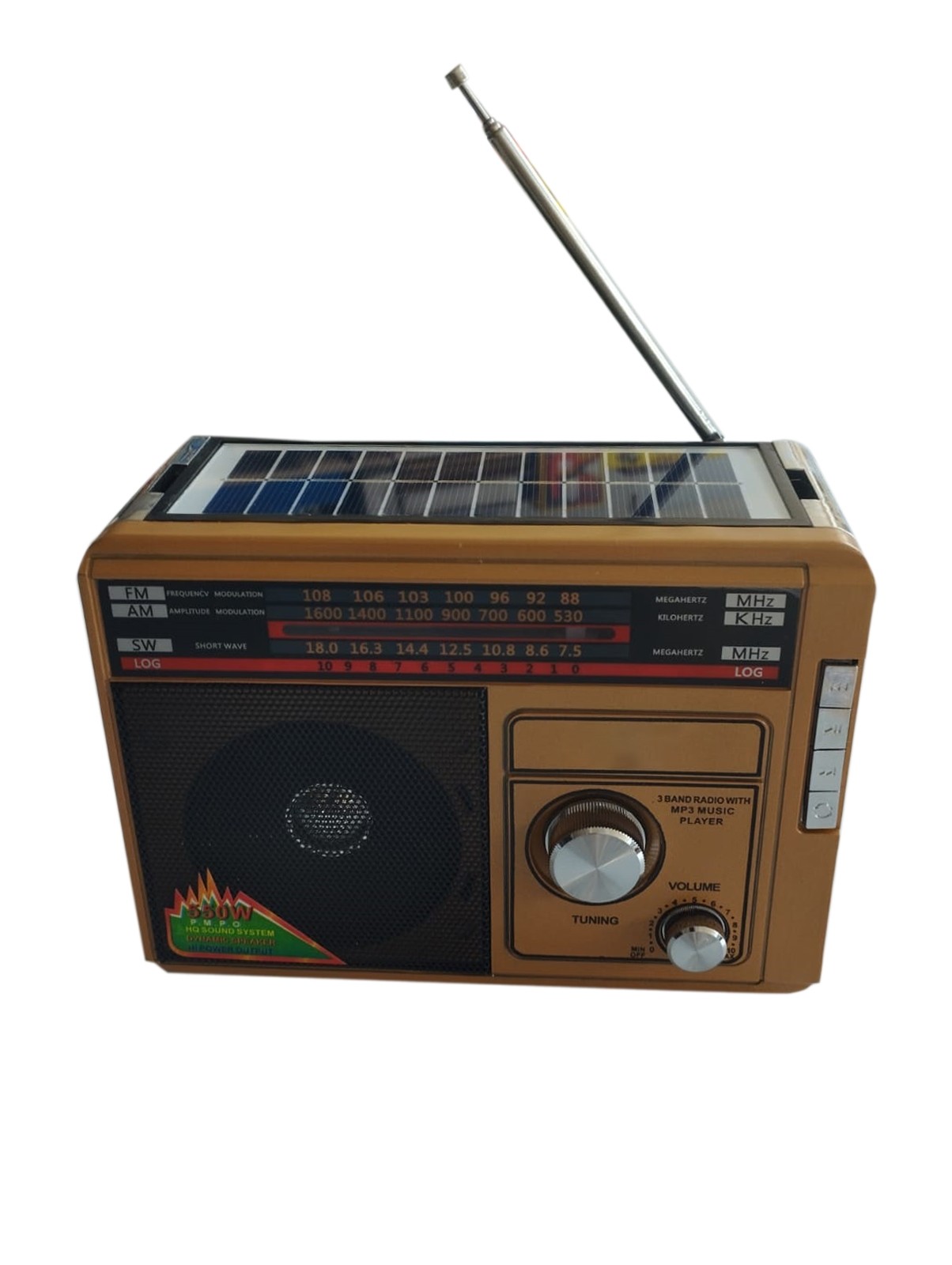 Cumpara Radio cu panou solar, redare USB si Bluetooth, Lanterna ...