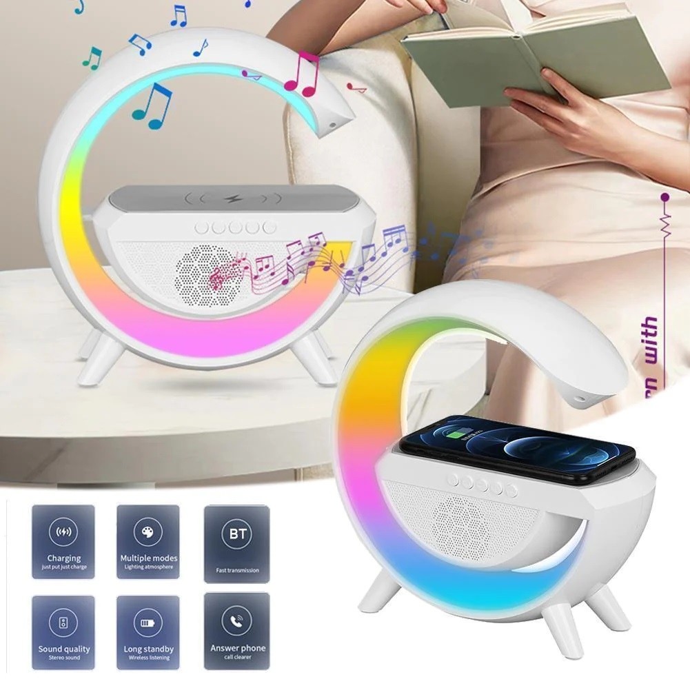 Cumpara Statie de incarcare wireless rapida, cu boxa bluetooth si ...