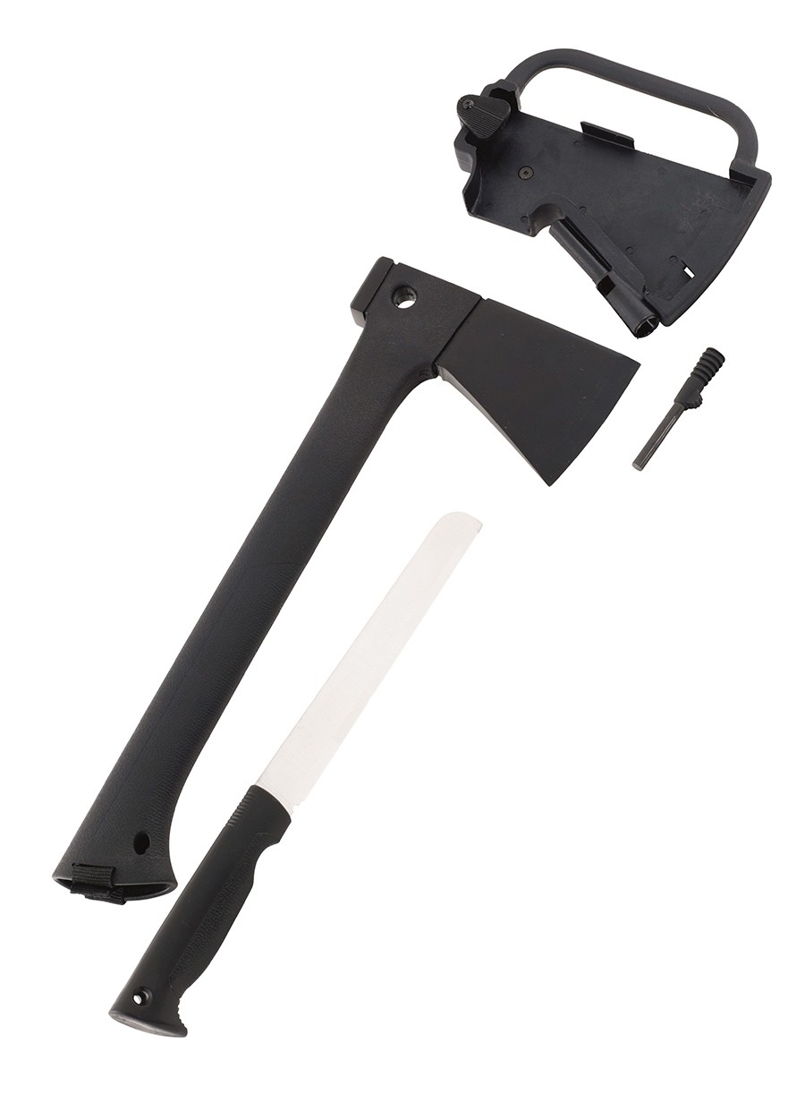 Cumpara Topor multifunctional pentru camping si supravietuire, cu teaca ...