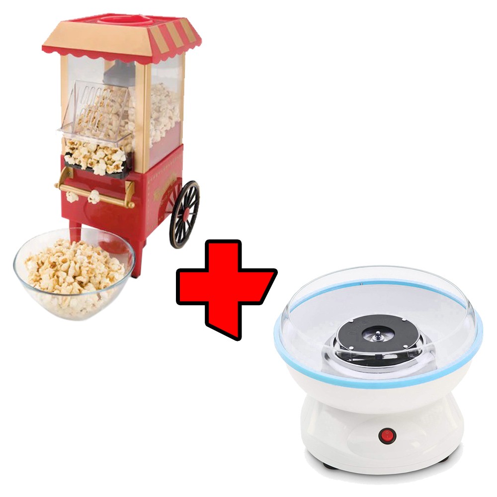 Cumpara SET Aparat facut popcorn Old Fashioned si Aparat Vata de zahar ...